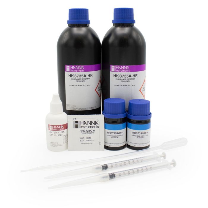 Total Hardness High Range Colorimetric Reagents (100 tests) - HI93735 ...